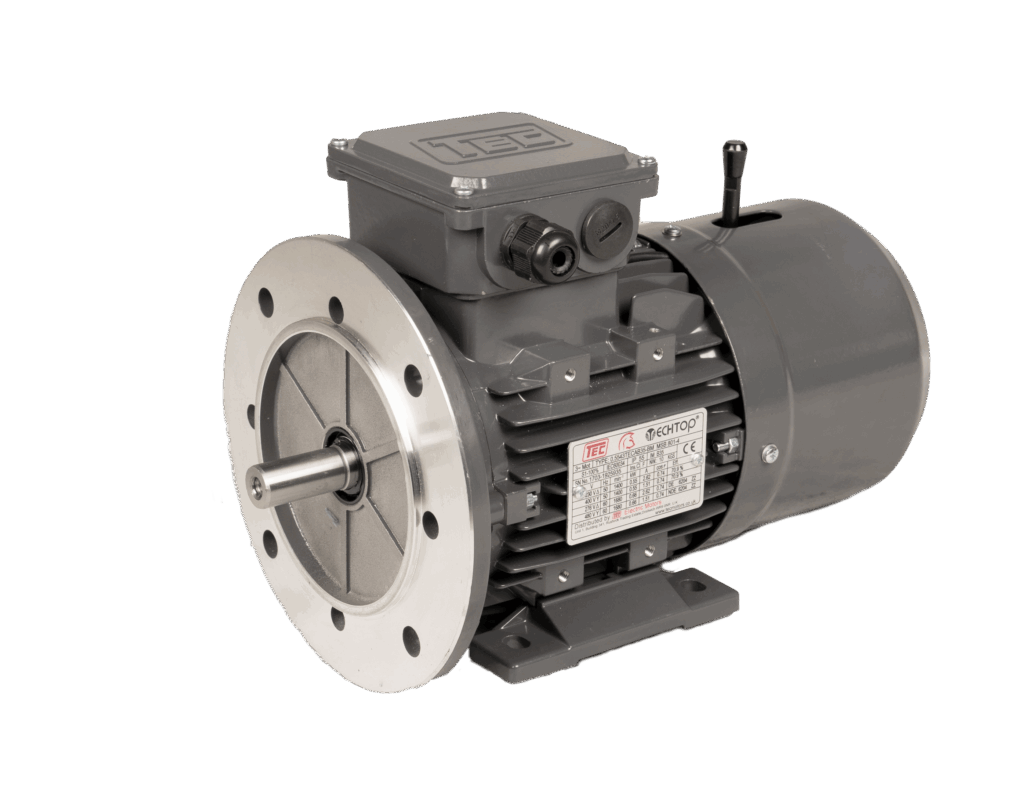 Electric Brake Motors | TEC Three Phase Electric Brake Motor, 1.1KW, (1 ...
